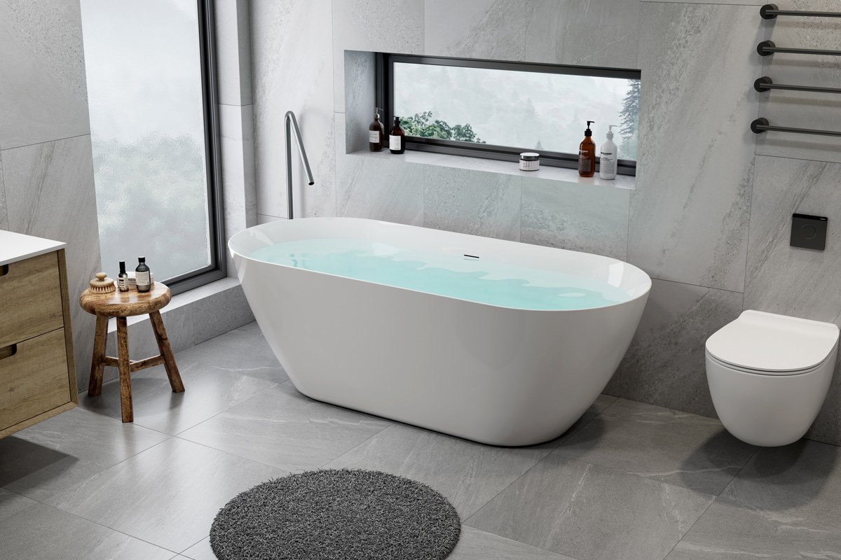 Fritstående badekar Smash 170 - Fritstående Badekar - SPAcenteret Kolding